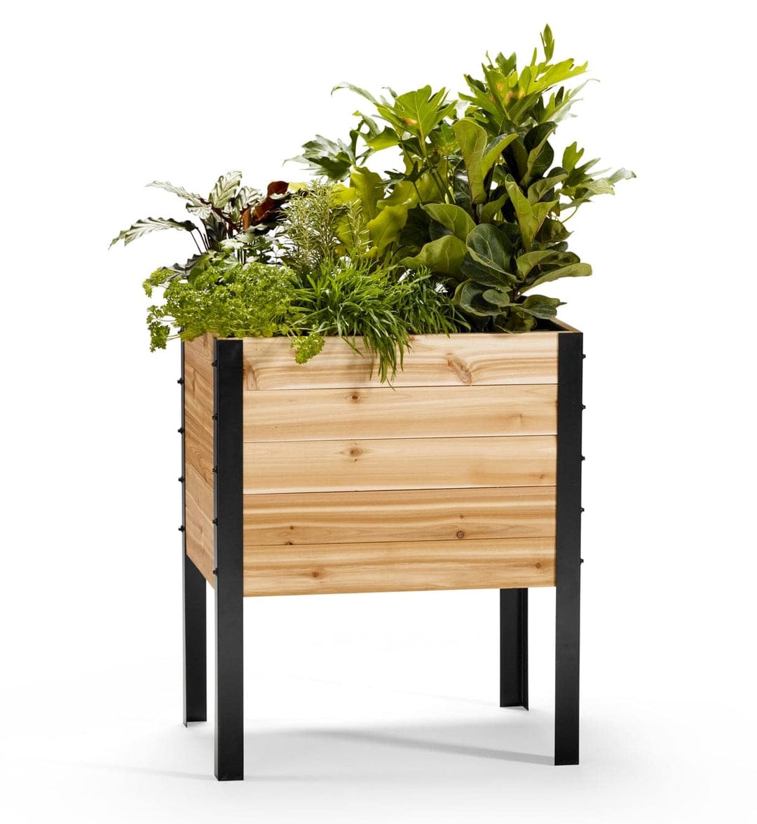Cedar Planters Garden Beds/Planters – Heartland Greenhouse and Garden ...